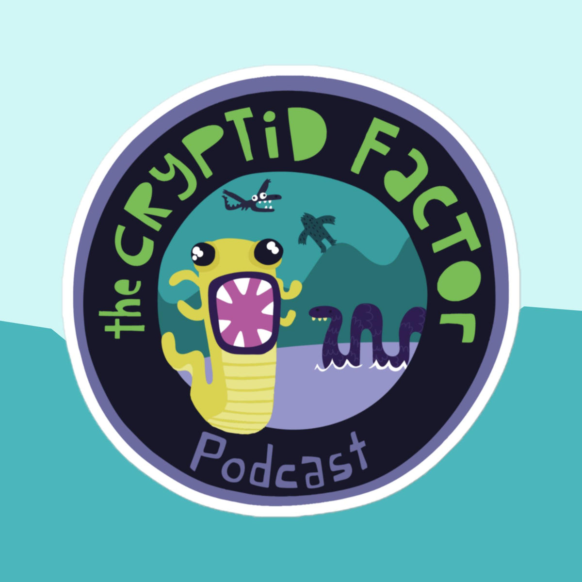 Cryptid Factor Podcast Stickers – The Cryptid Factor